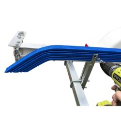 How To Install Boat Trailer Bunks | Plastic Boat Bunk Install.